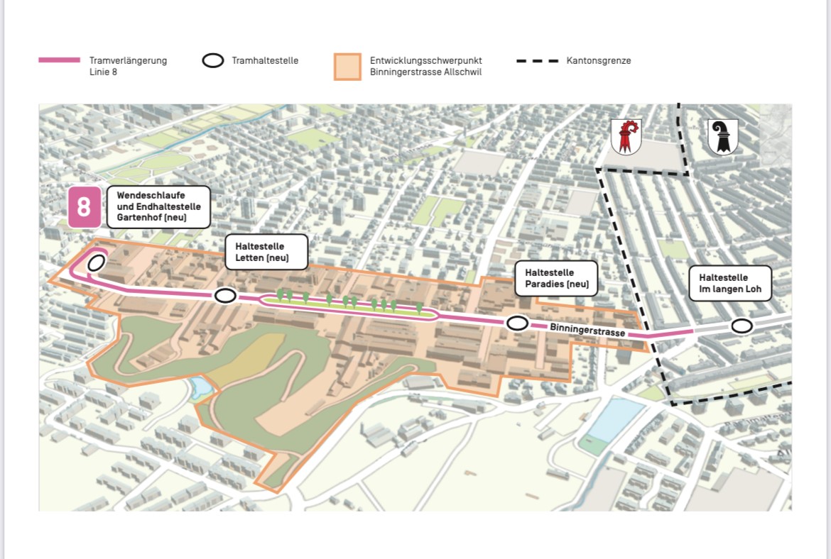 Umgestaltung wird konkreter: Das 8er-Tram soll künftig bis nach ...