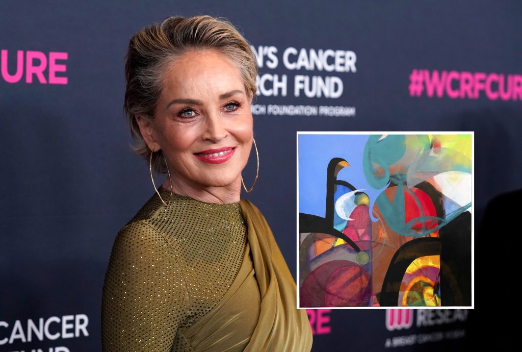 Sharon Stone Malerei
