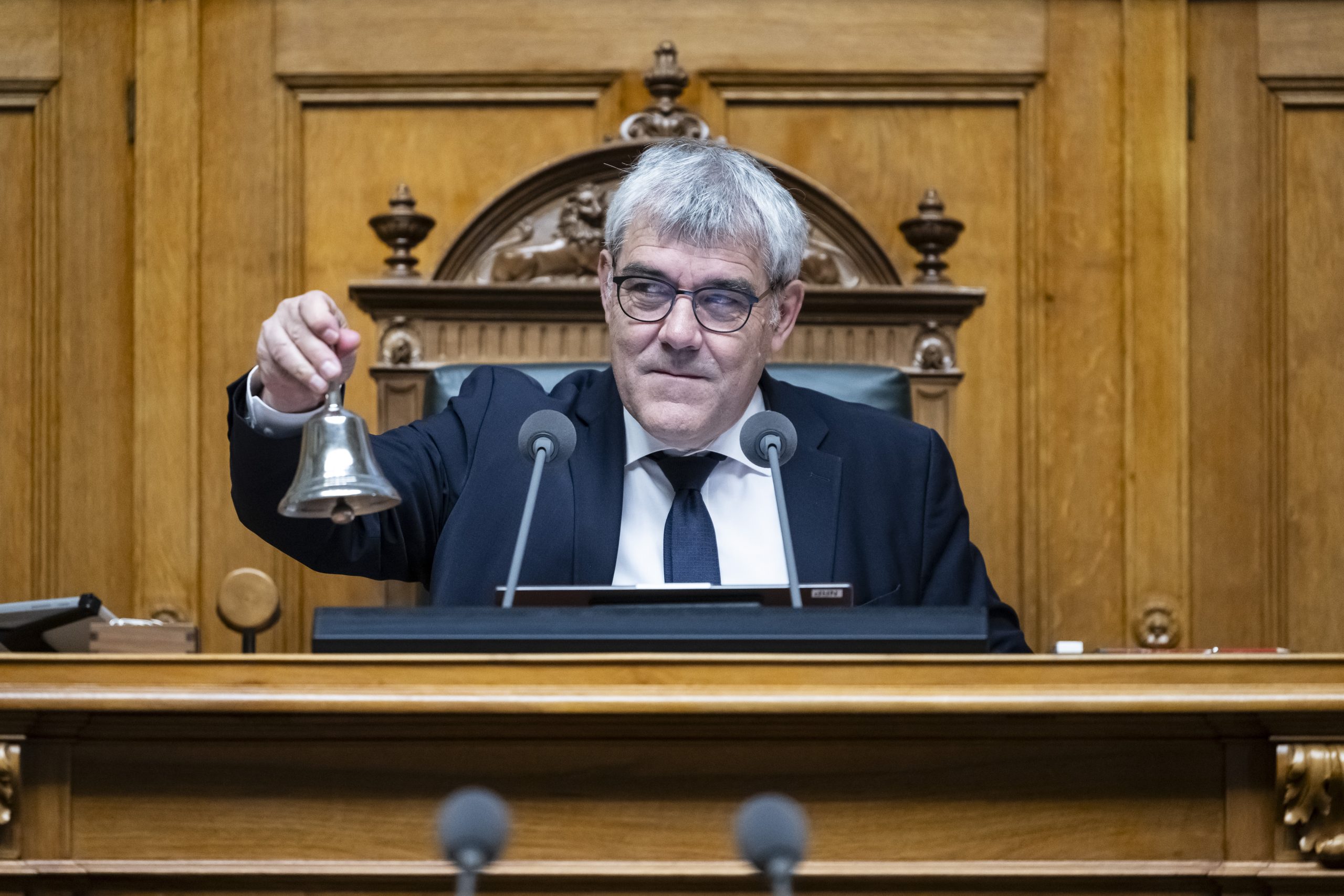 Präsident Eric Nussbaumer nach Panne im Nationalrat: «Das hatten wir ...